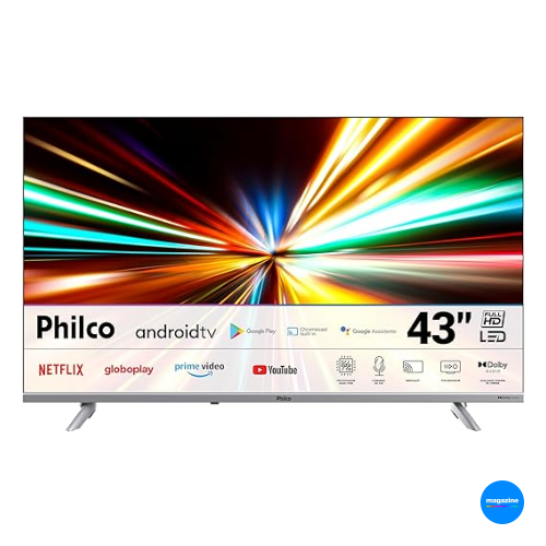 Smart TV Philco 43'' PTV43E3AAGSSBLF Android TV LED Dolby Audio