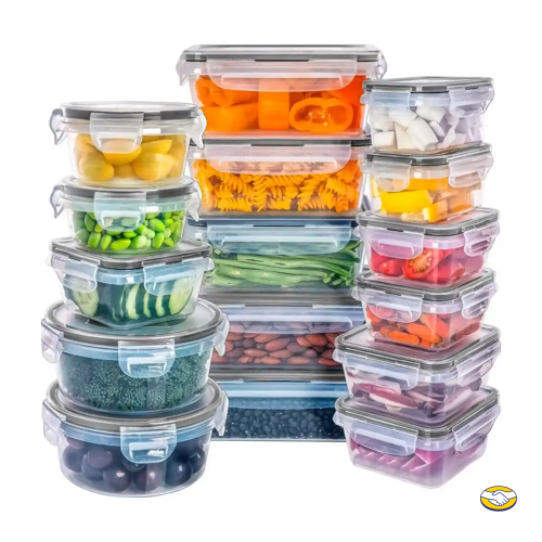 Conjunto 16 Potes Herméticos Croix Empilhavel Tampa E Trava Cor ...