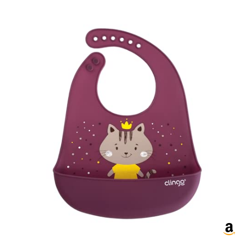 Clingo Babador De Silicone Com Bolso Coletor - - Milky Rosa